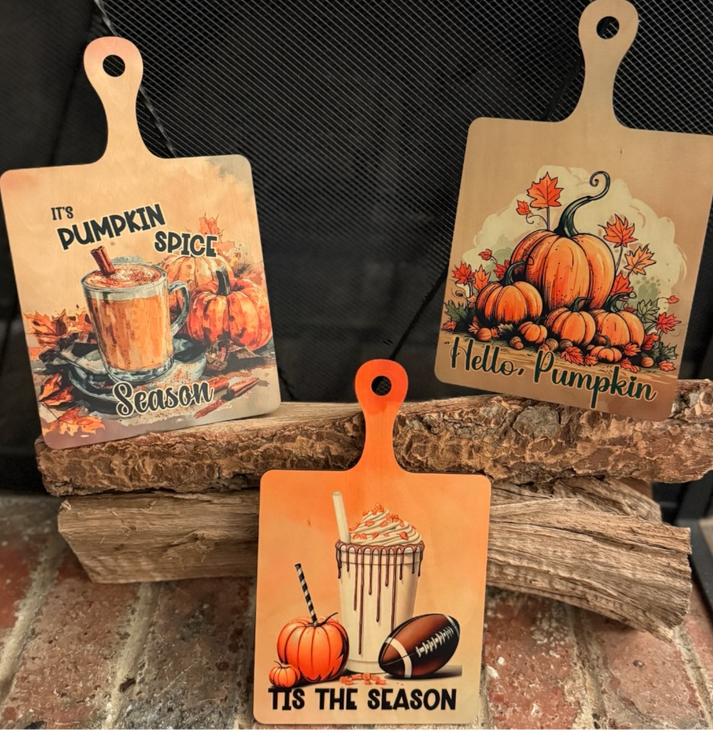 Fall Decorative Wooden Wall Plaques – Rebel Child Custom Gifts